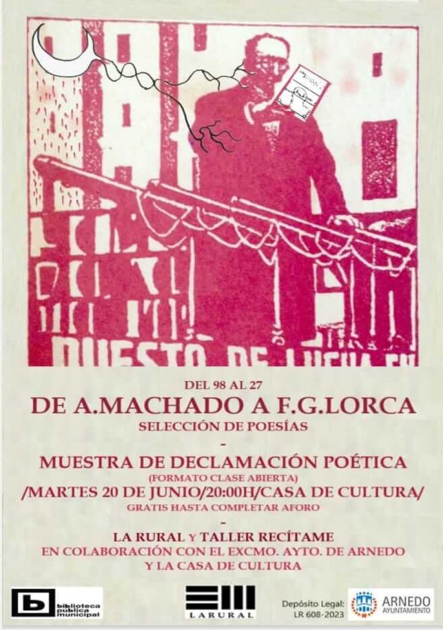 Una muestra de declamación poética cerrará el martes 20 de junio el ...