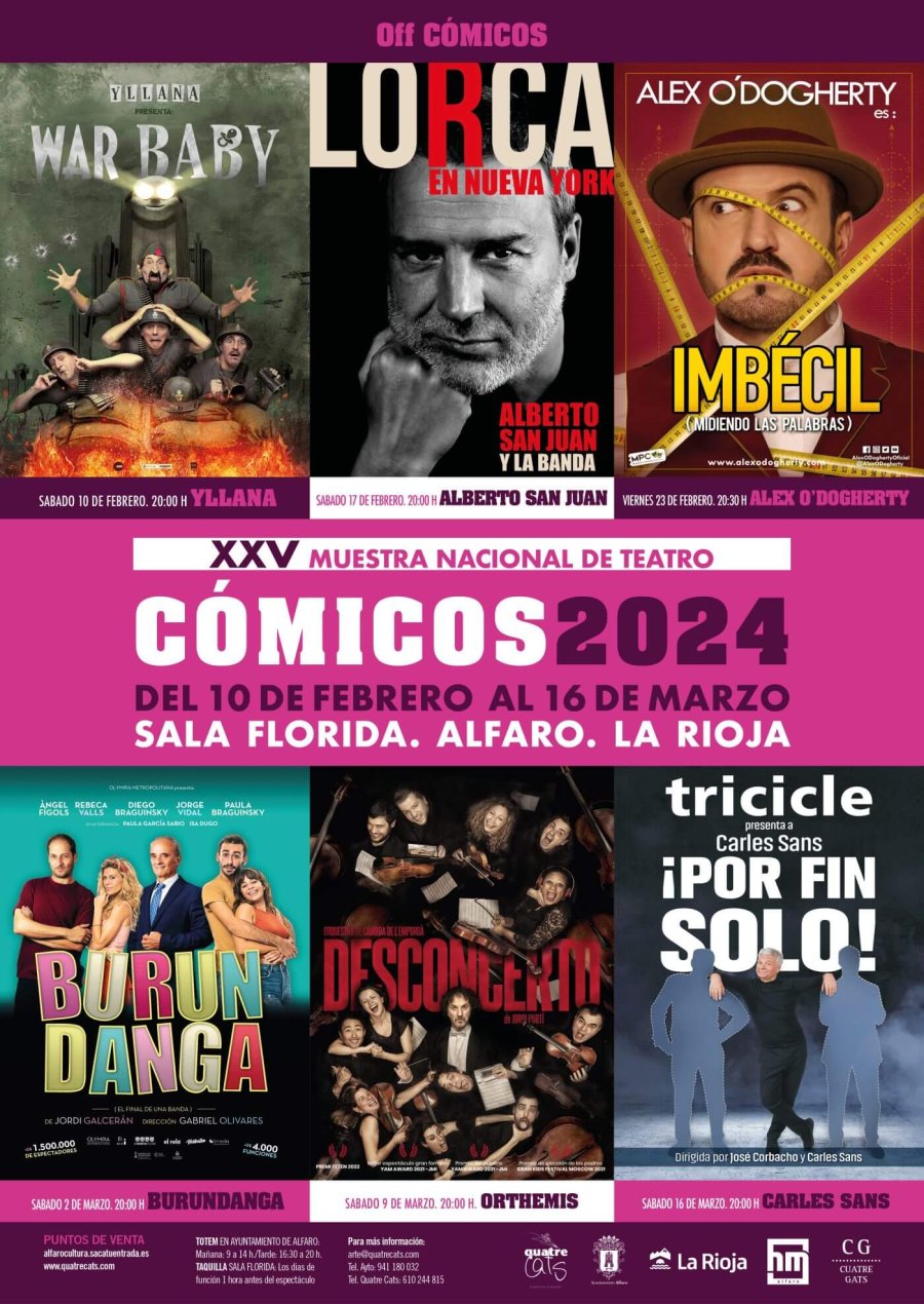 Seis espectáculos integran la XXV Muestra Nacional de Teatro Cómicos de ...